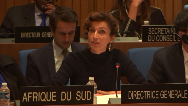 UNESCO Director-General Addresses the 203rd Session of the Executive ...